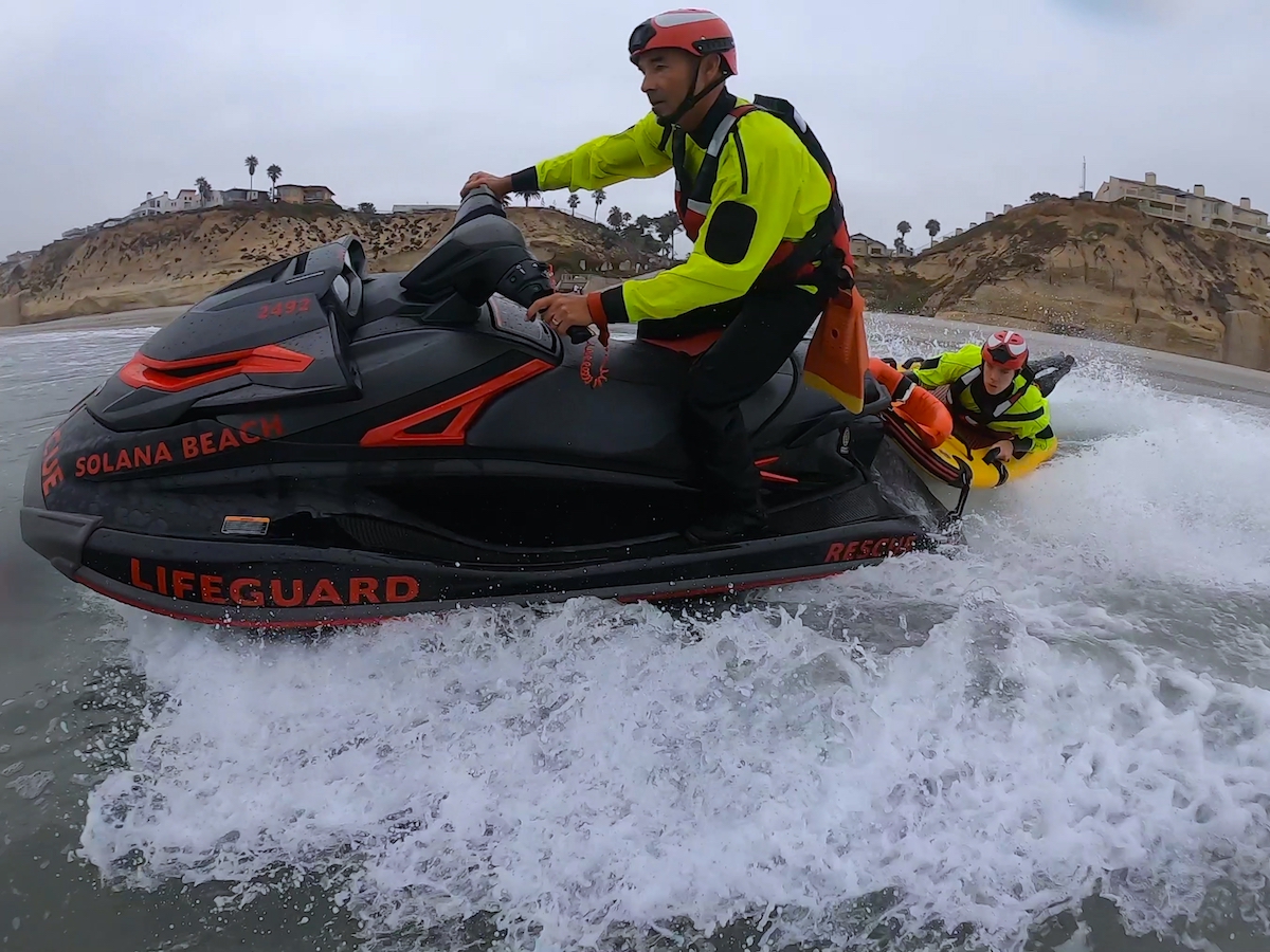 Extractor RWCiD Drop-Stitch Inflatable PWC Rescue Sled